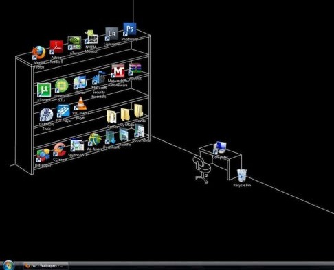 The perfect wallpaper for a desktop